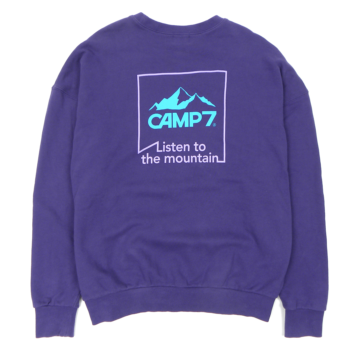 Yahoo!オークション - キャンプセブン CAMP7 前後プリント クルーネッ...