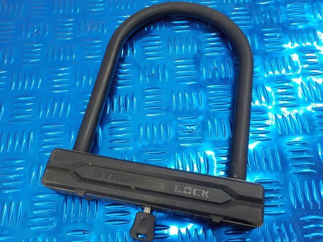 Yahoo!オークション - D196 バイク用 チェーンロック U字ロックセット...