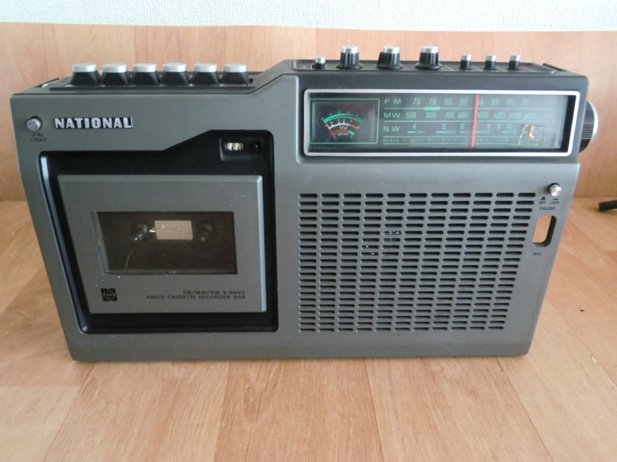 Yahoo!オークション - ナショナル/NATIONAL ラジカセ RQ-448 3-BAND FM...