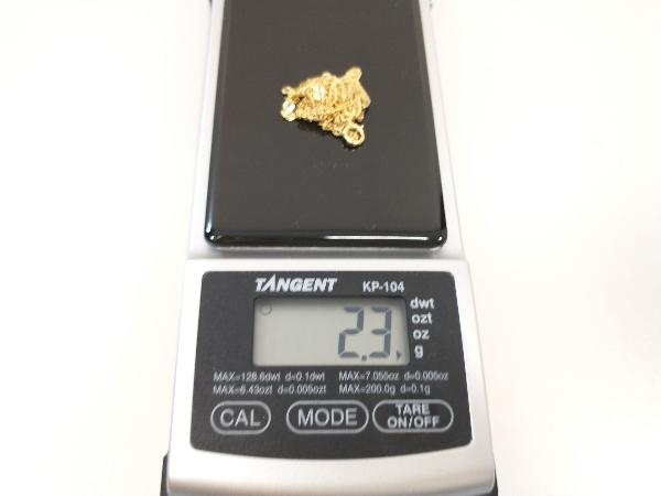 Yahoo!オークション - K18 スクリューチェーンネックレス 2.3g 39cm 2m...