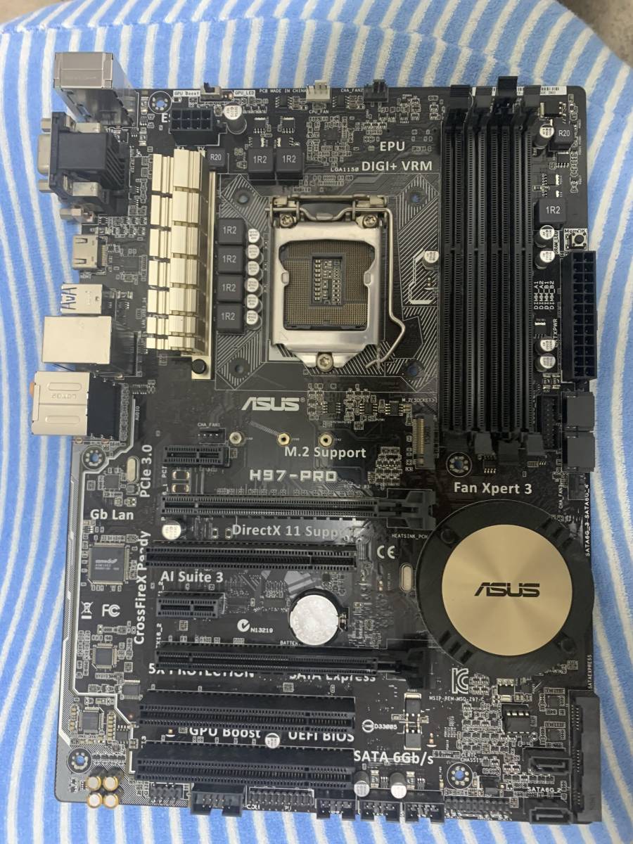Yahoo!オークション - ASUS H97-PRO LGA1150 H97 ATXマザーボード