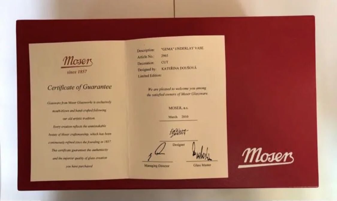 Yahoo!オークション - Moser モーゼル 花瓶