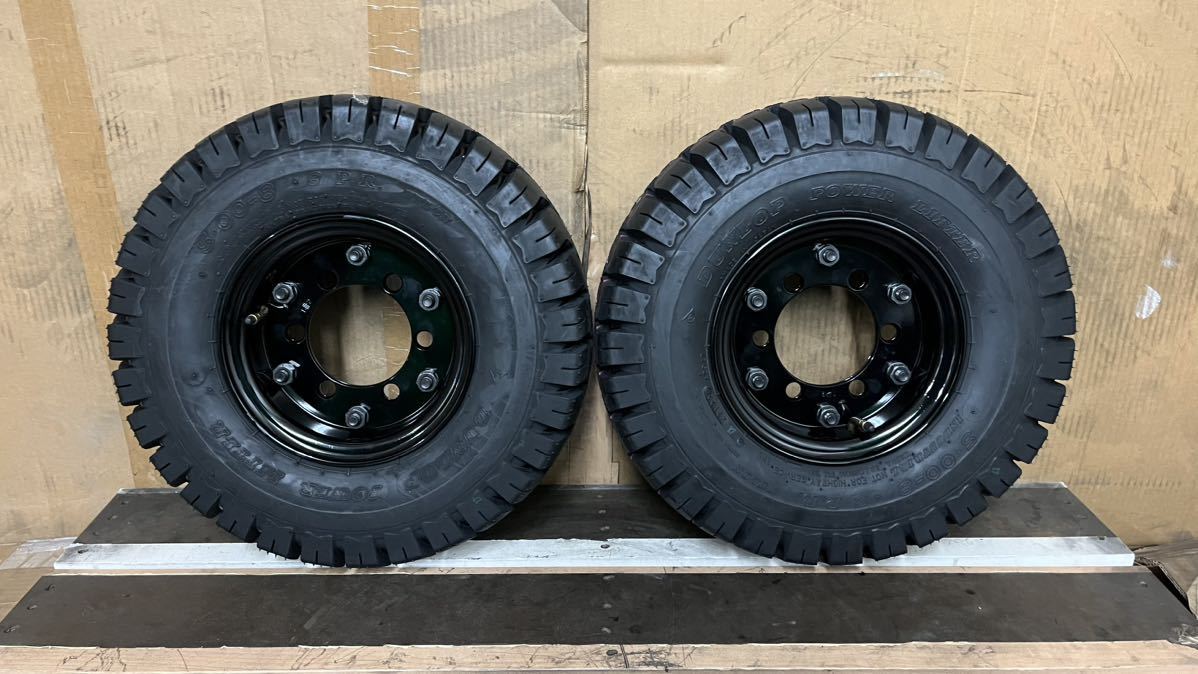 Yahoo!オークション - 23554 フォークリフト用 新品エアータイヤホイー...