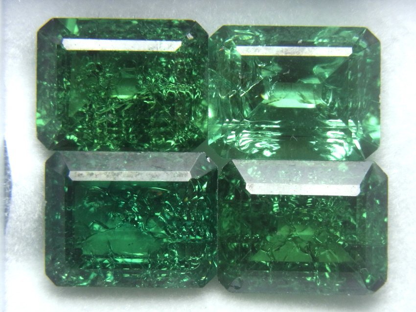 Yahoo!オークション - [Shimoe]最落無し 1円～合計12．4ct エメ...