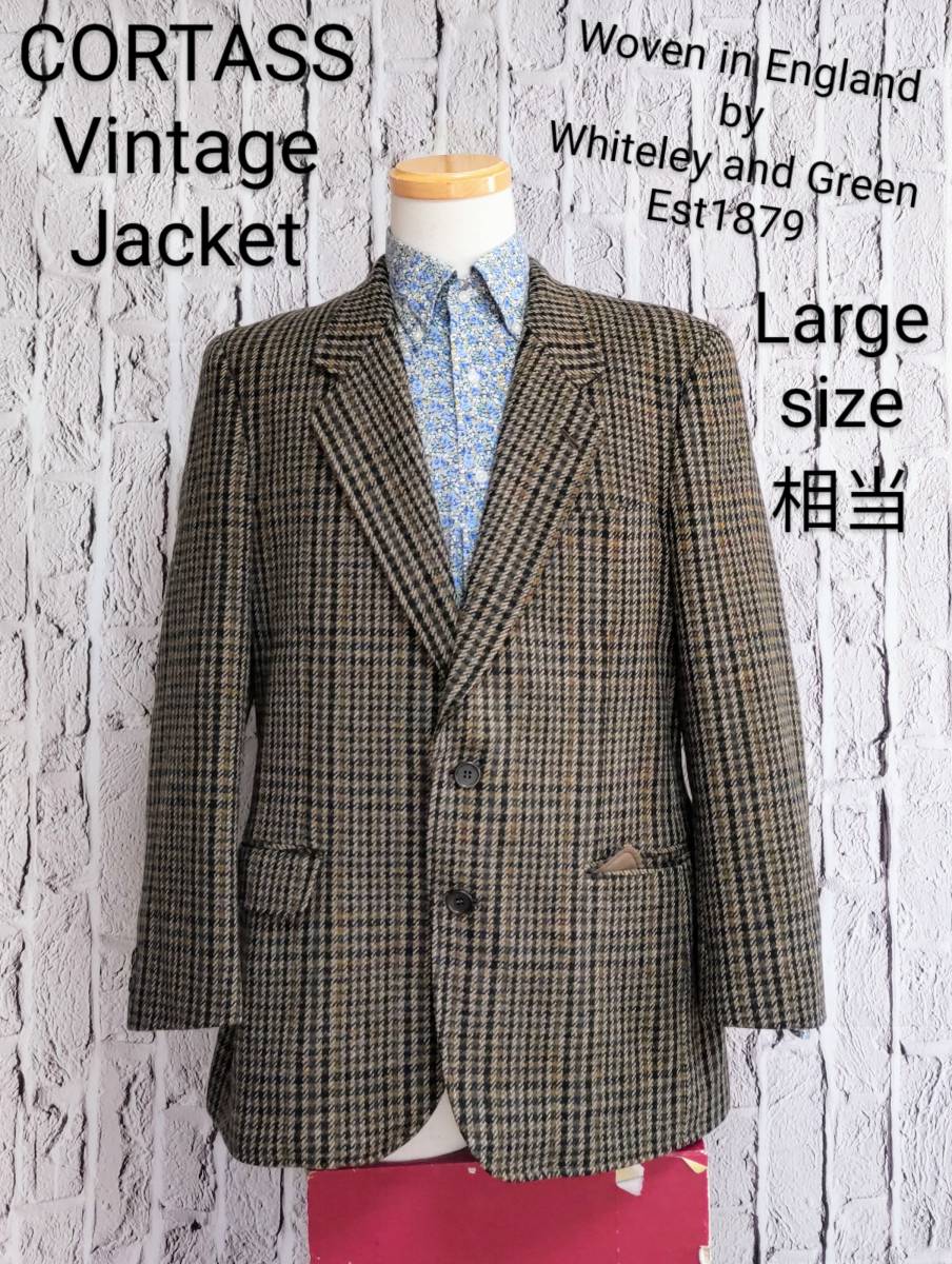 送料無料 CORTASS Woven in England ジャケット ヴィンテージ 送料無料 CORTASS Woven in England ジャケット ヴィンテージ