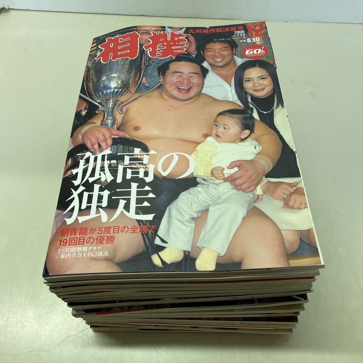 Yahoo!オークション - 230115 H08 相撲 2006年〜2018年 不揃い15冊セッ...