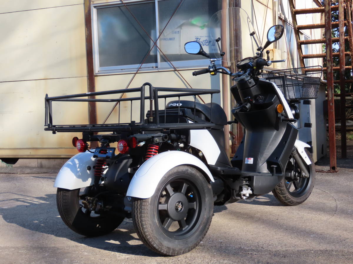 Yahoo!オークション - PGO アイミー125 トライク 9897㎞ 125㏄ 綺麗 バ...