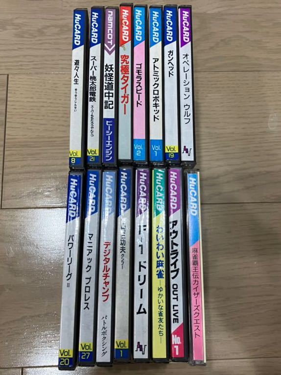 Yahoo!オークション - PCエンジン Huカード16本