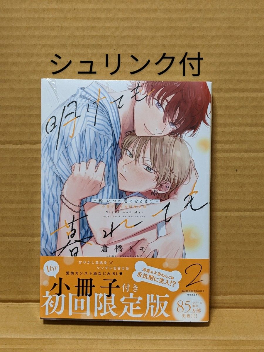 Blコミック 明けても暮れても 2 続 いつか恋になるまで 小冊子付初回限定版 倉橋トモ|paypayフリマ