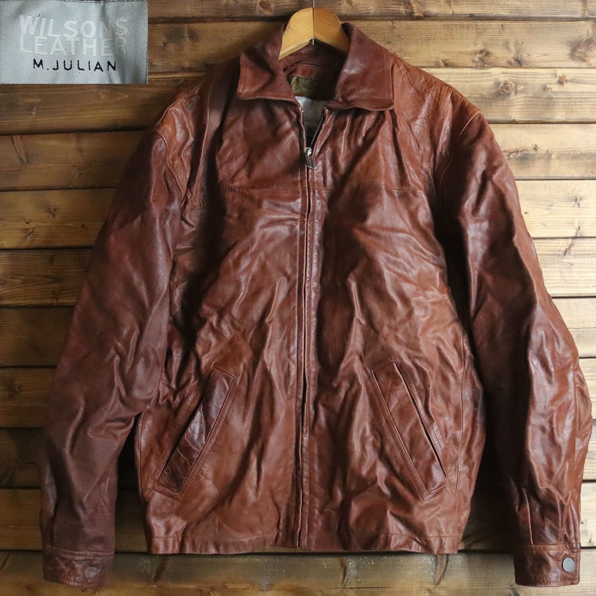 Yahoo!オークション - A1M/T1.12-5 WILSONS LEATHER ウィルソンズ 本革...