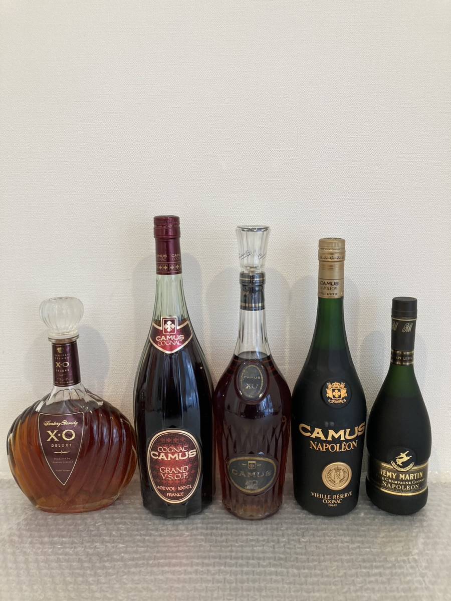 Yahoo!オークション - 新品未開栓/全て箱あり/5本まとめ売り/ブランデ...