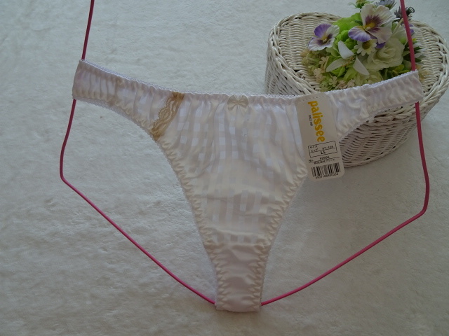 Yahoo!オークション - C842お洒落（ ^_^ ） Tバックショーツ(白)LL