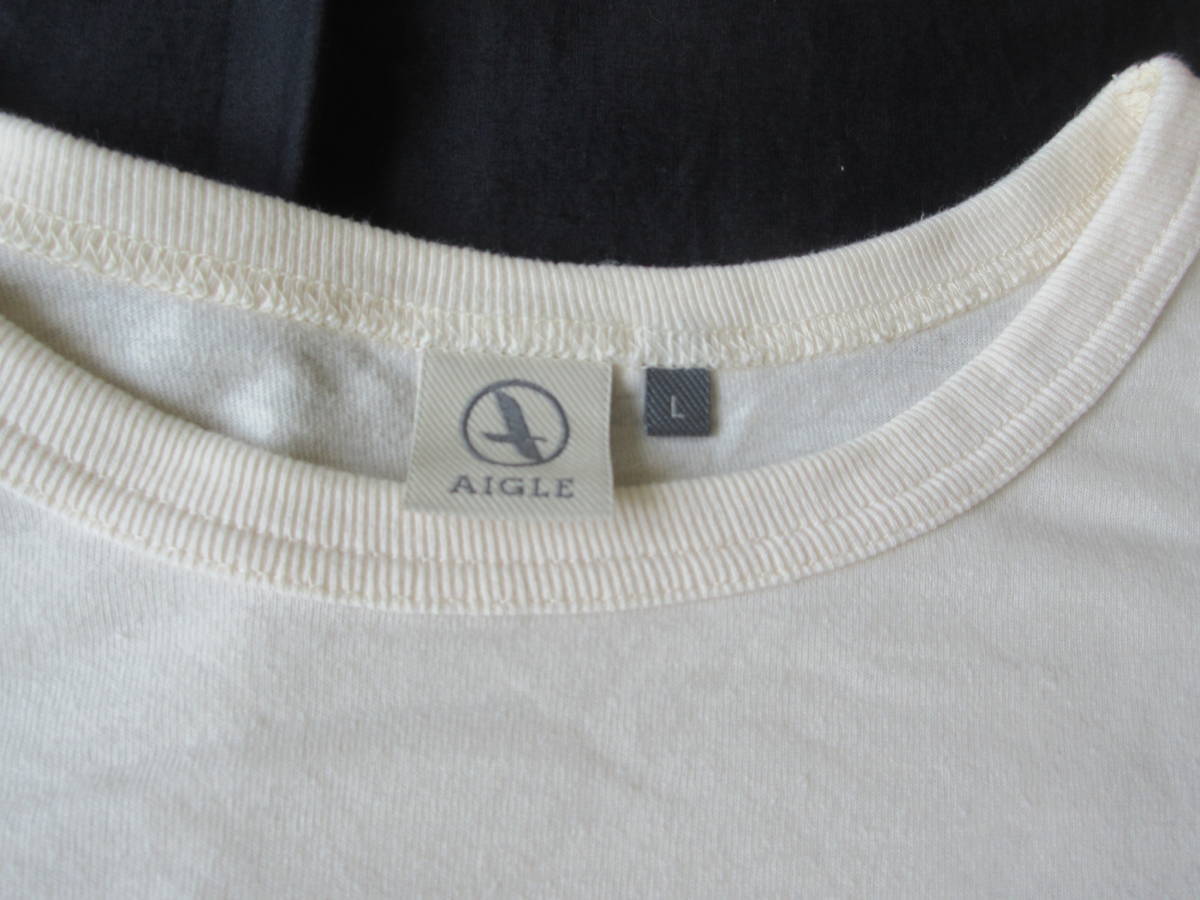 Yahoo!オークション - Aigle TシャツL