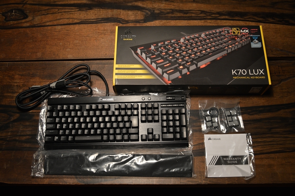Yahoo!オークション - CORSAIR K70 LUX -CHERRY MX BLUE-RED LED (JP)
