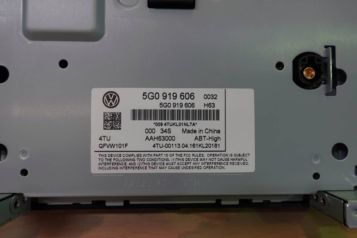 2017年 VWゴルフ7 R AUCJXF 純正マルチナビモニター 5G0 919 606 0032(その他)｜売買されたオークション情報、yahooの商品情報をアーカイブ公開 ...