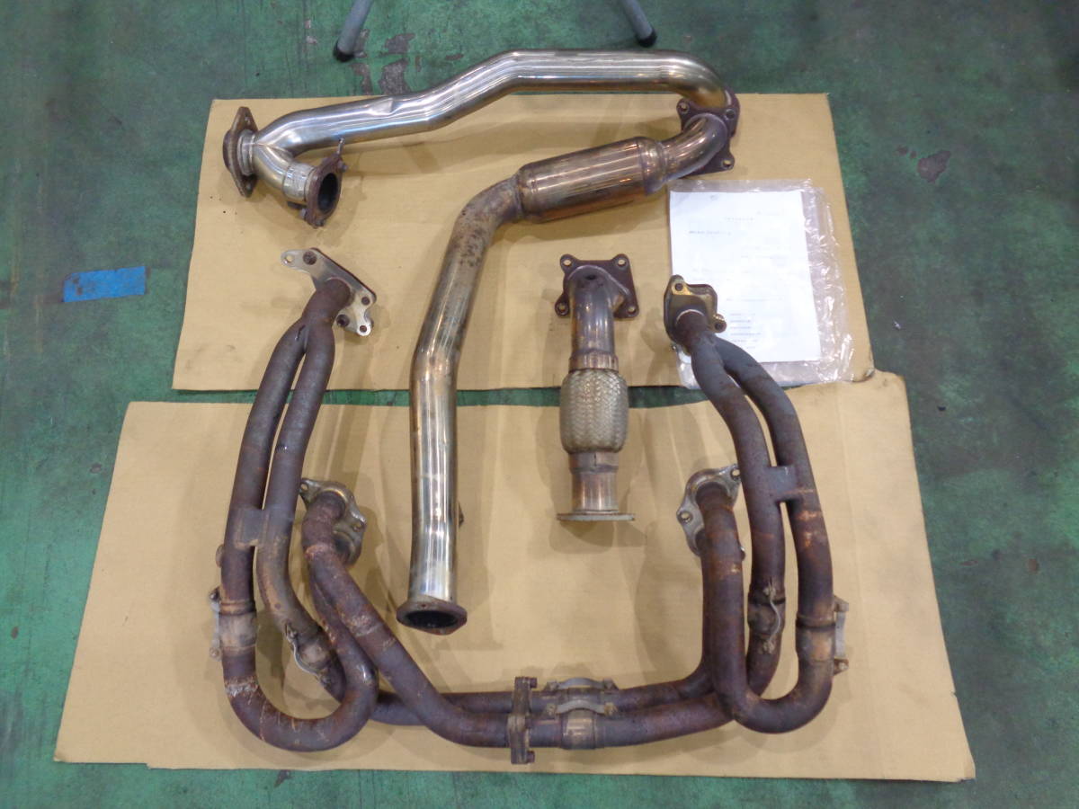 Yahoo!オークション - BH5 レガシィ SYMS エキマニ ZEROSPORTS キャタ...