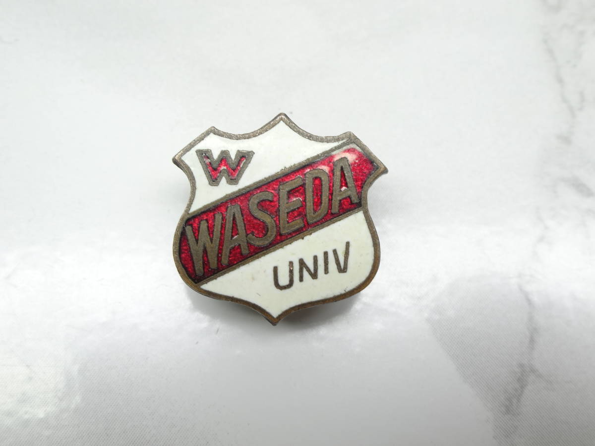 Yahoo!オークション - 早稲田大学 校章 徽章 旧バッジ WASEDA UNIV