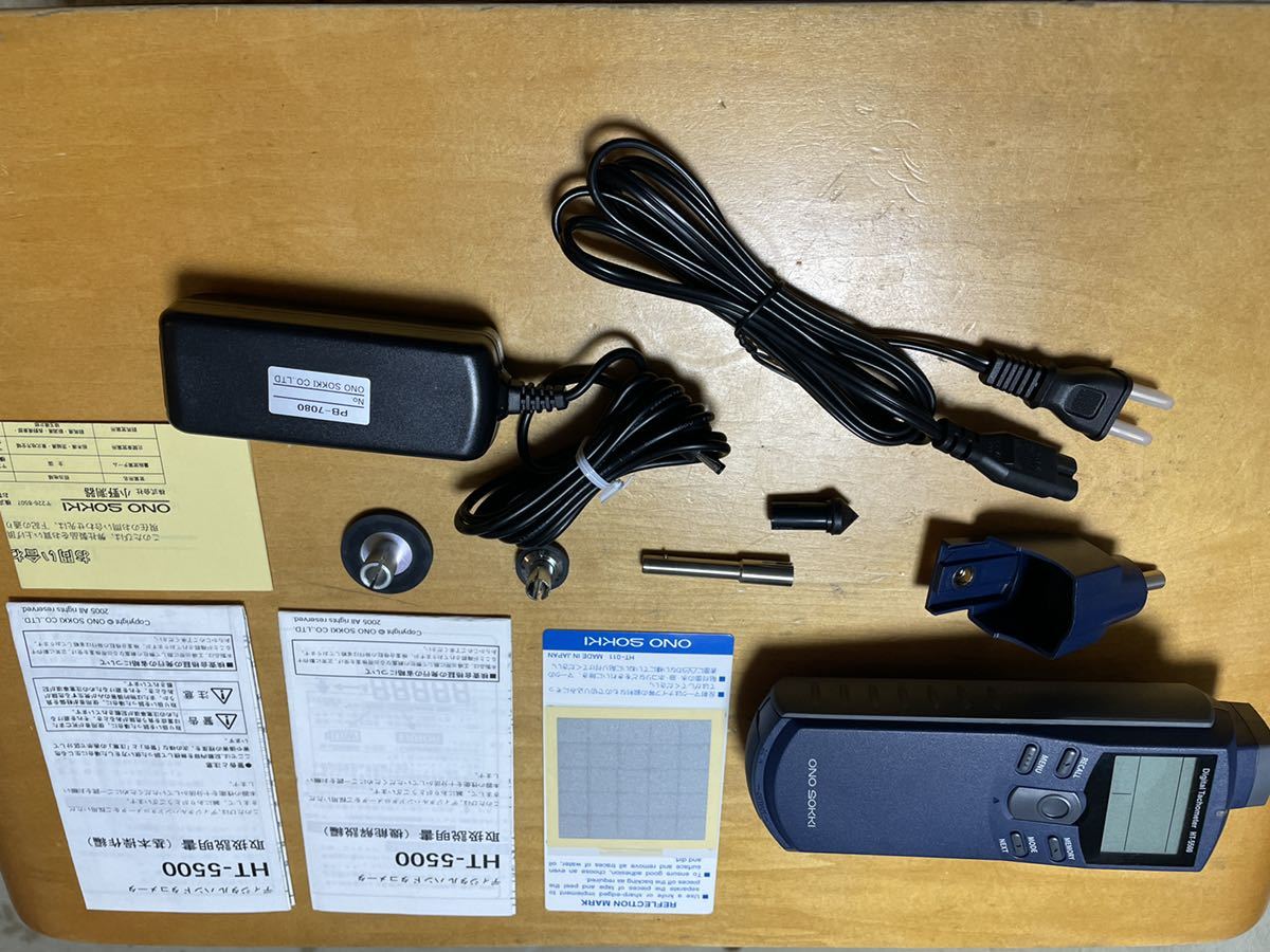 Yahoo!オークション - ONOSOKKI 小野測器 HT-5500 デジタルハンドタコ...