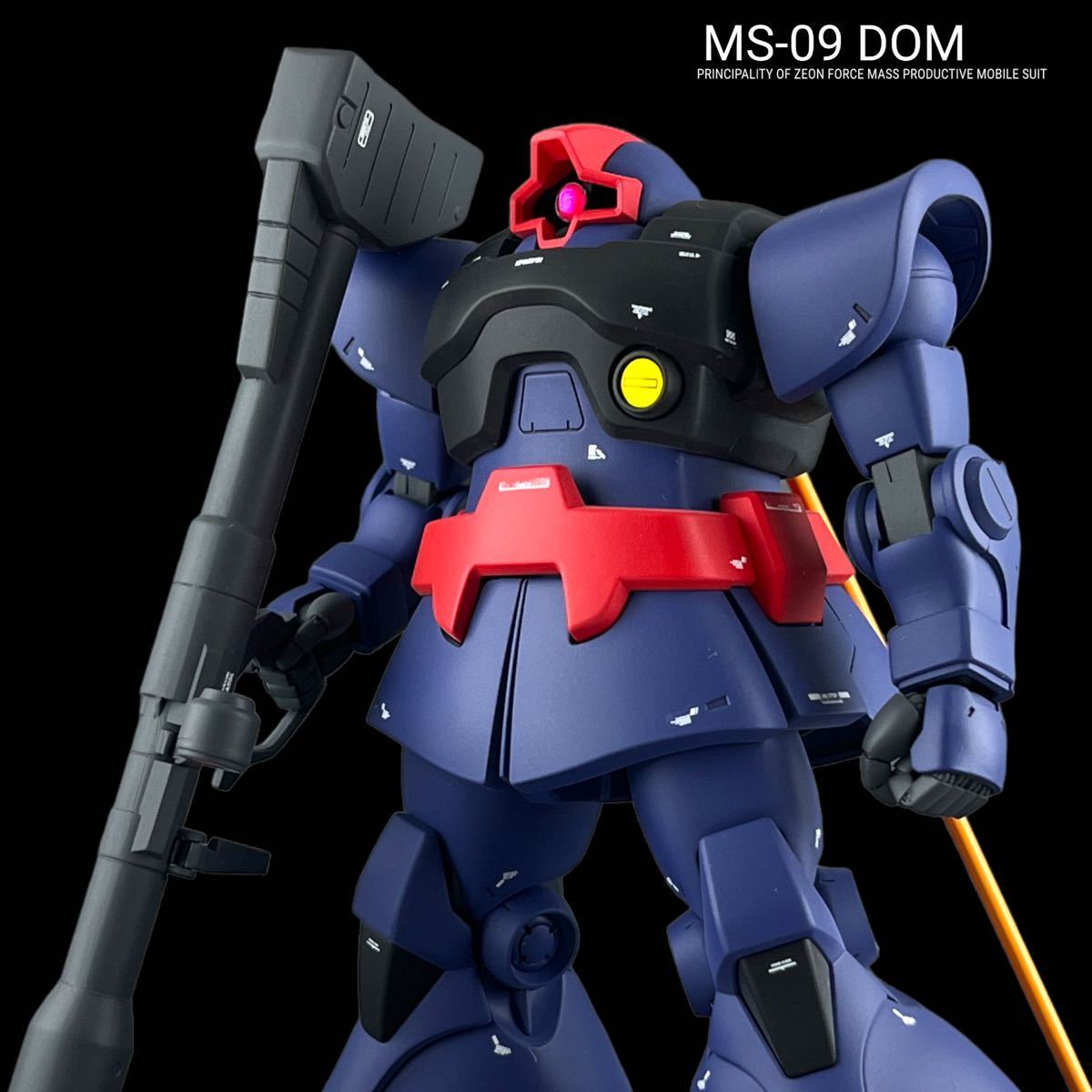 Yahoo!オークション - HGUC 1/144 MS-09 ドム 改修塗装済 完成品 Yahoo!オークション - HGUC 1/144 MS-09 ドム 改修塗装済 完成品