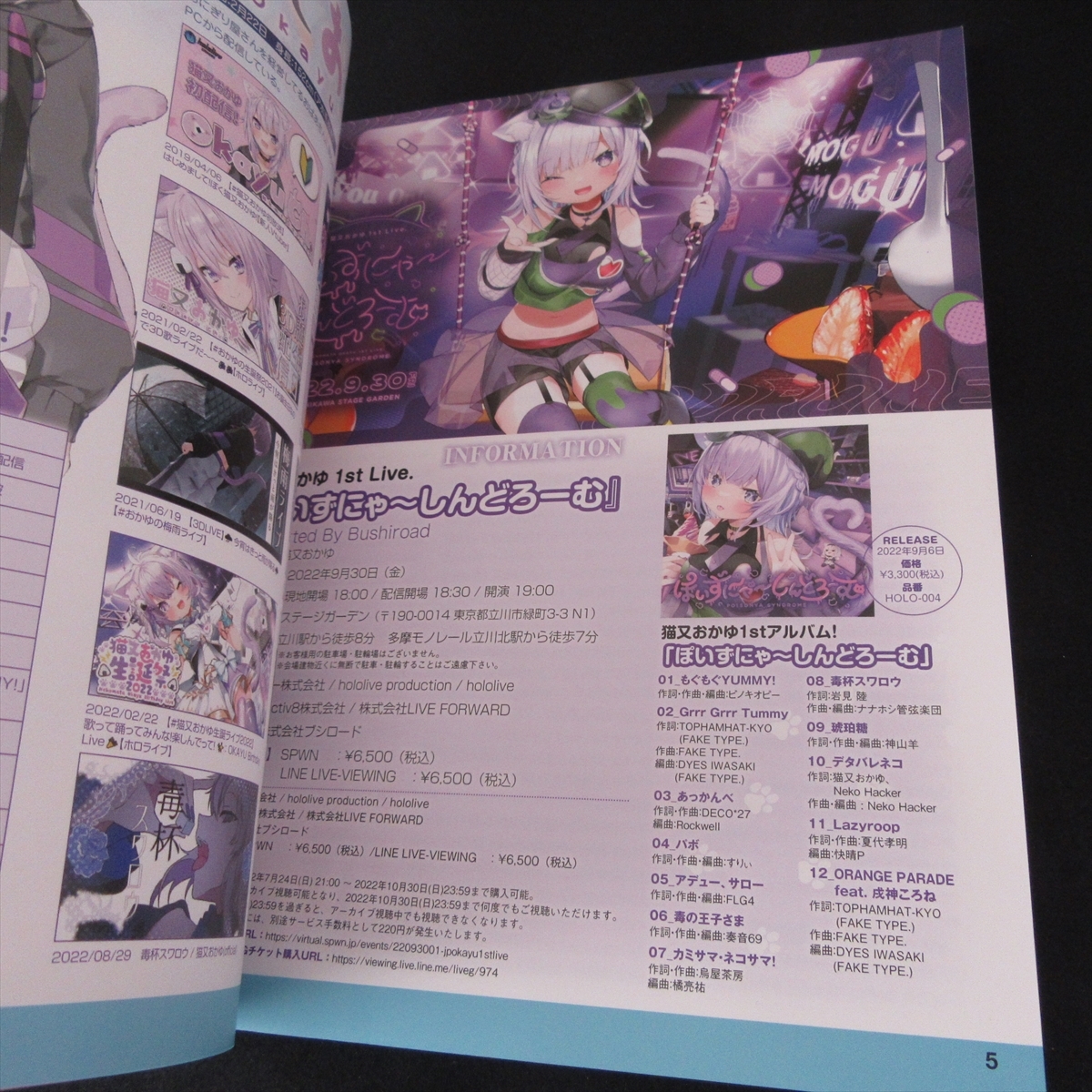 日本代購代標第一品牌【樂淘letao】－雑誌 『VTuberスタイル 2022年10月号』 送120円 巻頭特集 ホロライブ 猫又おかゆ/あくありうむ。/えのぐ/ホロスターズ座談会 他