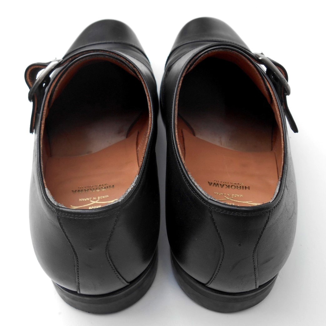 美品 SCOTCH GRAIN 2927BL 黒 25 EEE 牛革レザー ストレート 美品 SCOTCH GRAIN 2927BL 黒 25 EEE 牛革レザー ストレート