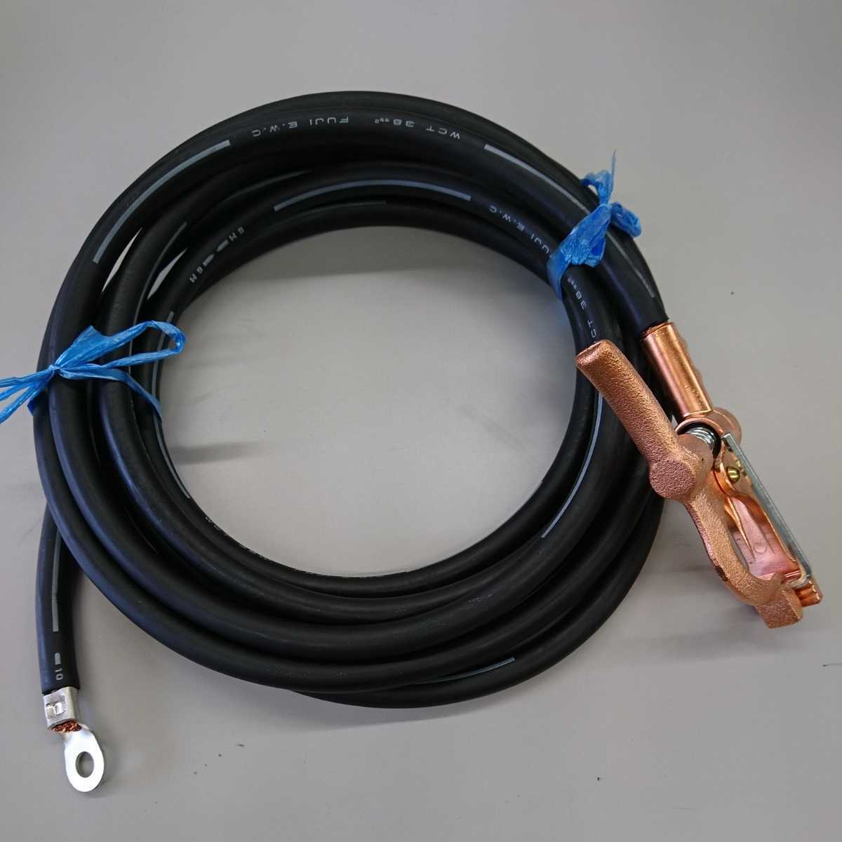 溶接用アース線 5m WCT 38sq 38スケ M-300 M300 丸ターミナル(その他)｜売買されたオークション情報、yahooの商品情報をアーカイブ公開 - オークファン（aucfan ...