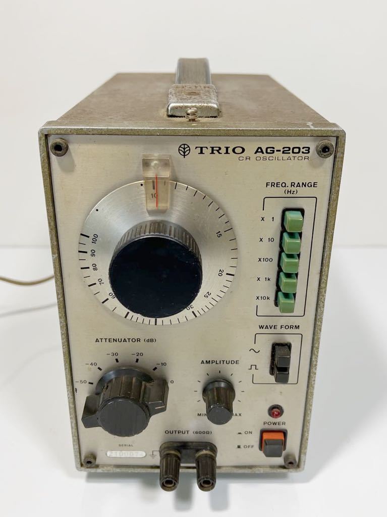 Yahoo!オークション - TRIO トリオ AG-203 CR 発振器 オシレーター 通...
