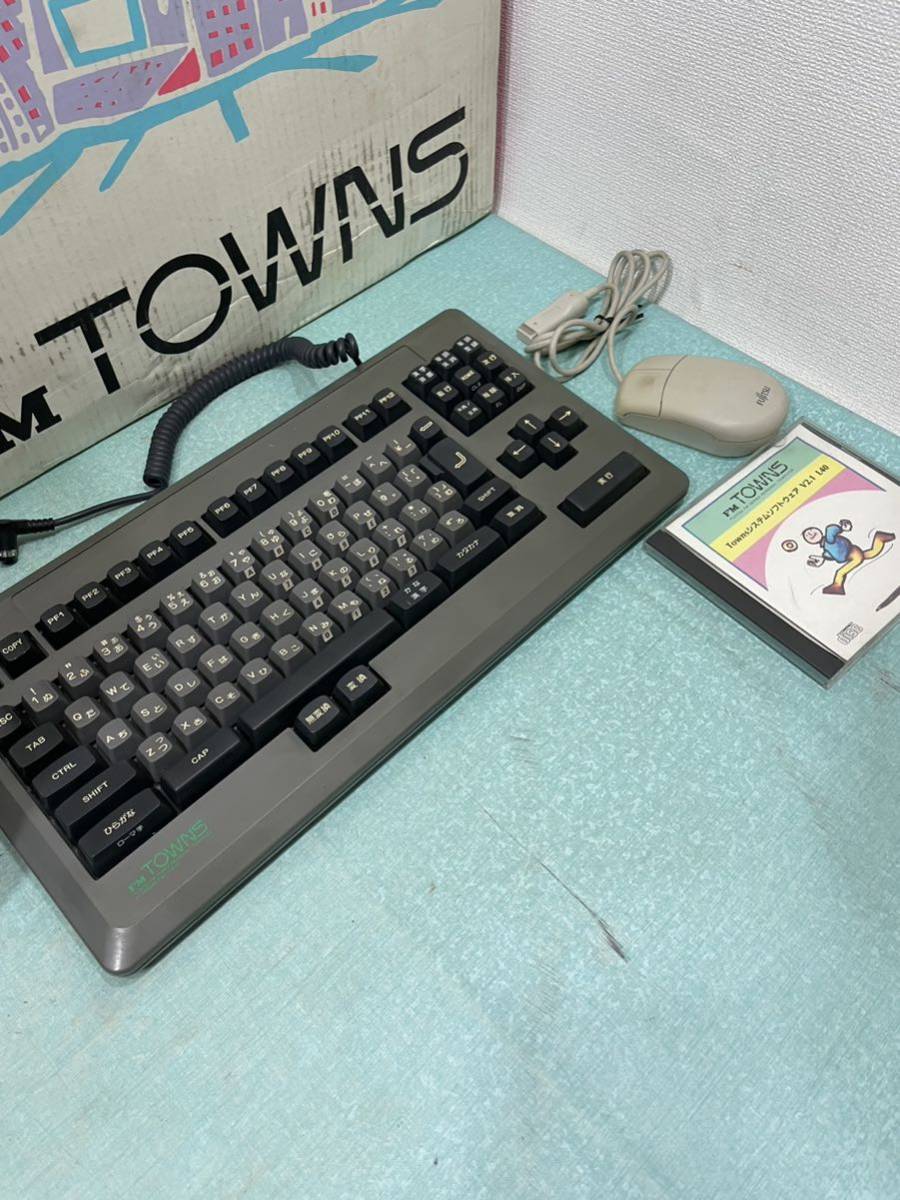 Yahoo!オークション - FUJITSU FM TOWNS モデル40H 本体 FMTOWNS40H キ...