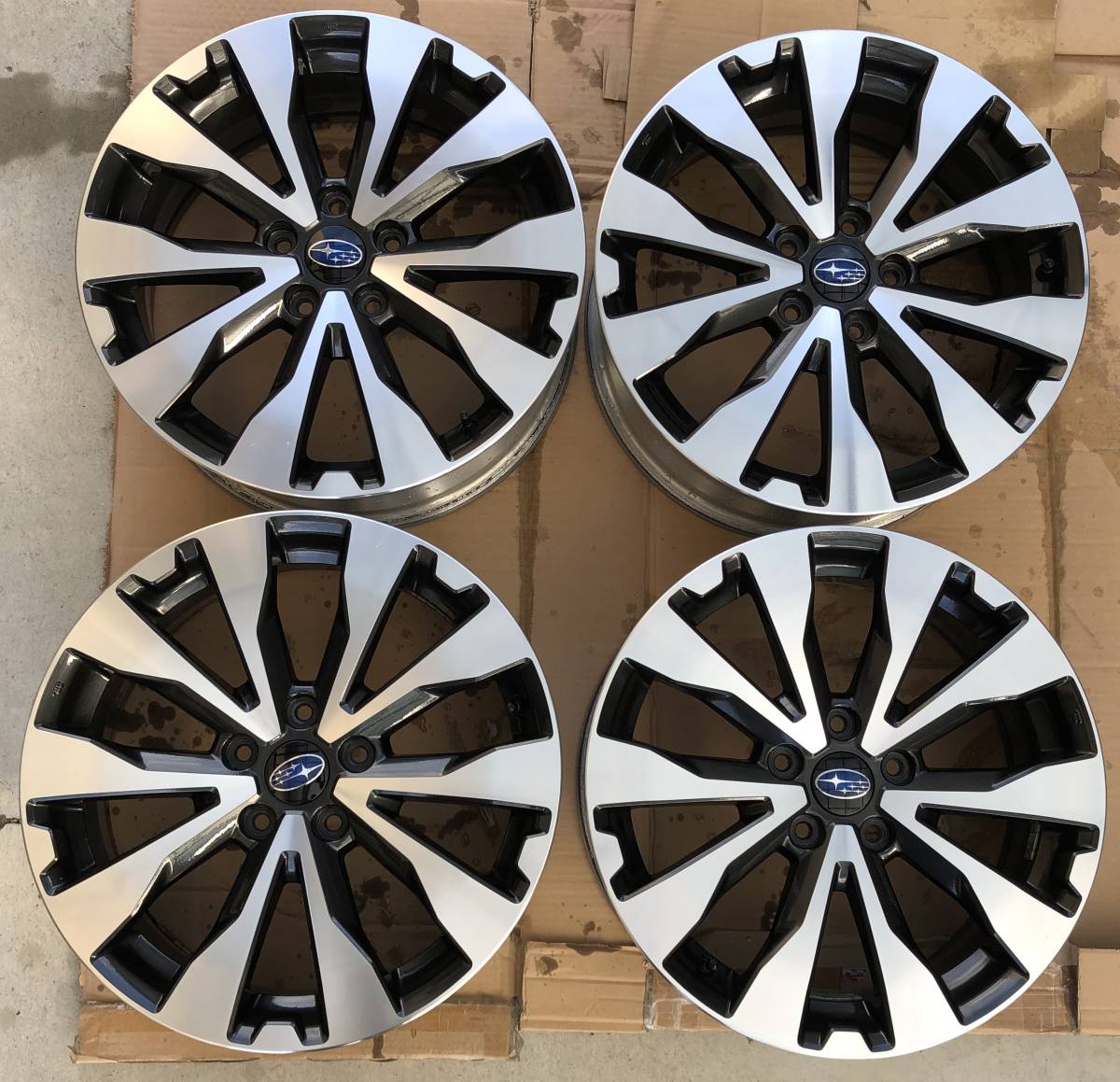 BS9 アウトバック リミテッド 純正 アルミホイール 7J +55 PCD 114.3 4本(5穴)｜売買されたオークション情報、yahooの商品情報をアーカイブ公開 - オークファン ...