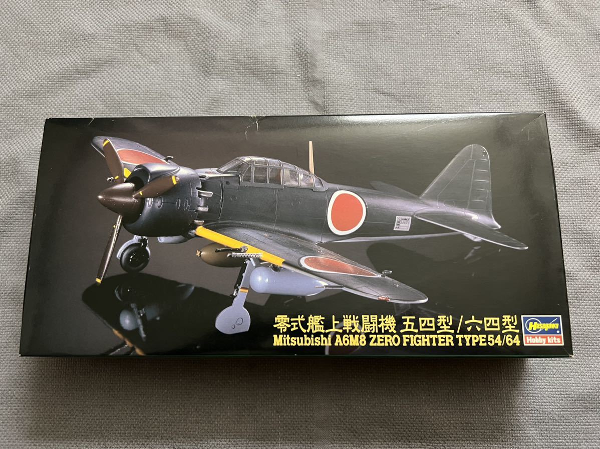 Yahoo オークション 未組立 1 72 三菱 A6m8 零式艦上戦闘機 五四型