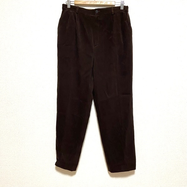 Yahoo!オークション - #anc バーバリー BURBERRY パンツ 17ABR 茶 大き...