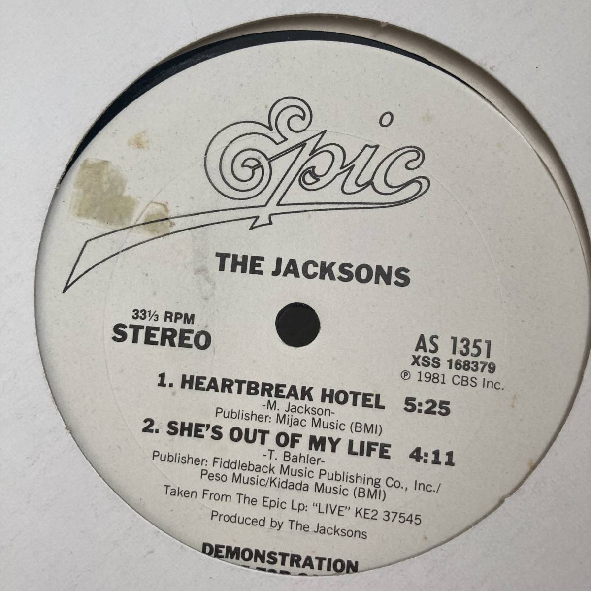 Yahoo オークション The Jacksons Heartbreak Hotel 12 Inch