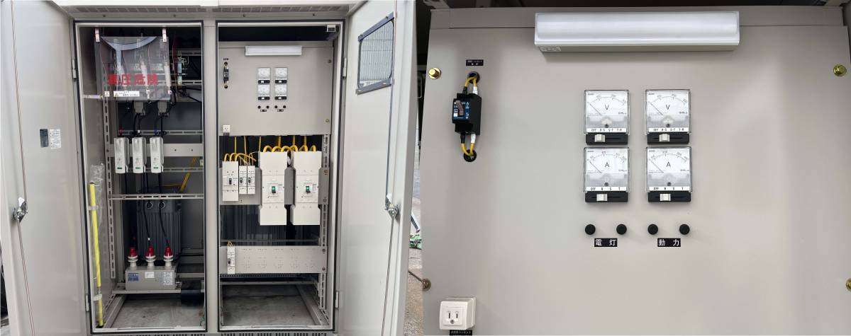 2021年製 河村電器産業 キュービクル式高圧受電設備 PF S形 3相3線式6.6kV 50Hz 130kVA I0000556(発電機、変圧器、充電器)｜売買されたオークション情報 ...