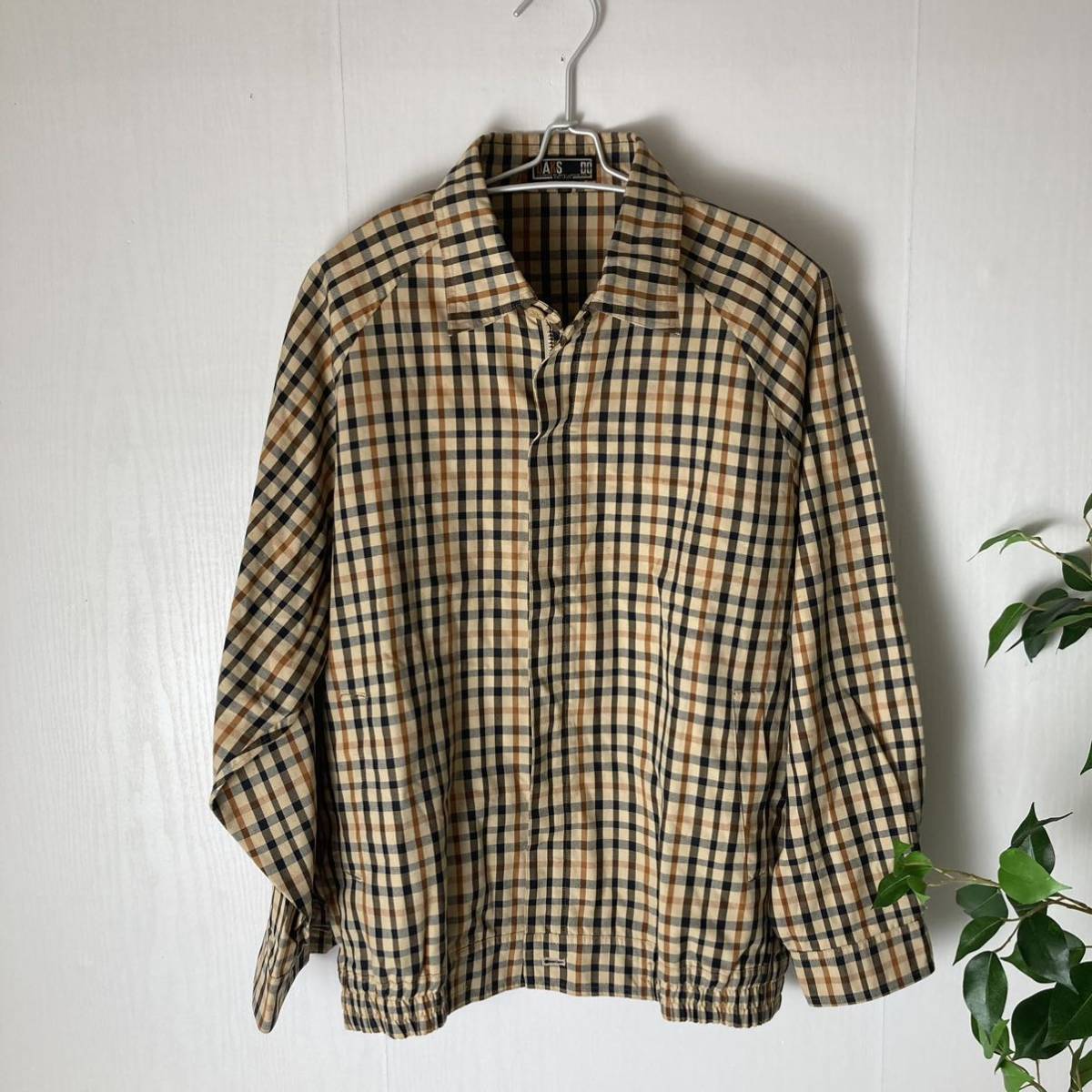 Yahoo!オークション - 230202 ダックスゴルフ DAKS メンズ チェックシ...