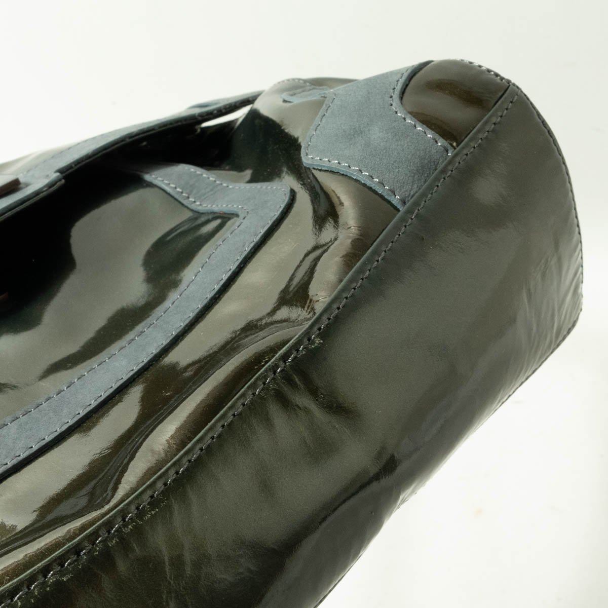 Yahoo!オークション - PISARO ピサロ ハンドバッグ 玉虫色 イリディセ...