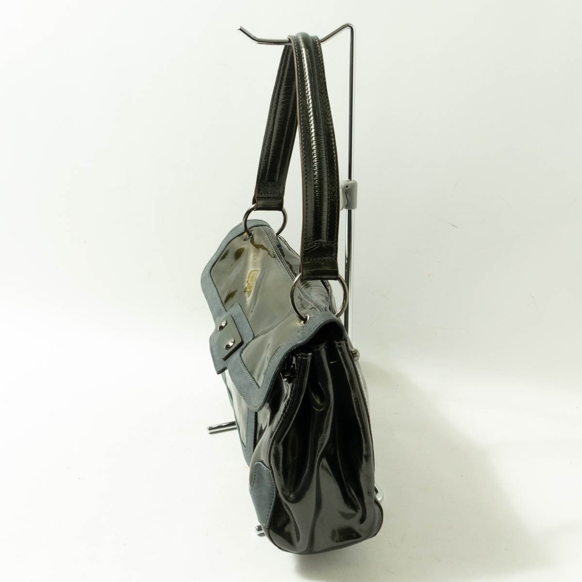 Yahoo!オークション - PISARO ピサロ ハンドバッグ 玉虫色 イリディセ...