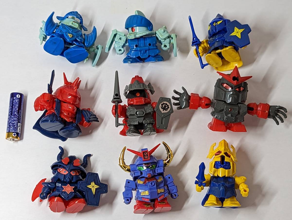 バンダイ ガシャポン戦士 SDガンダム 騎士ガンダム プラトイ ミニプラ 当時物 フィギュア 9体まとめて ジャンク 3390(SDガンダムBB戦士)｜売買されたオークション情報、yahooの ...