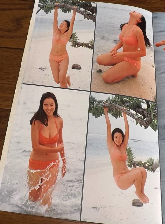 代購代標第一品牌－樂淘letao－★70年代女優【原田美枝子③】水着ピンナップ 送料140円