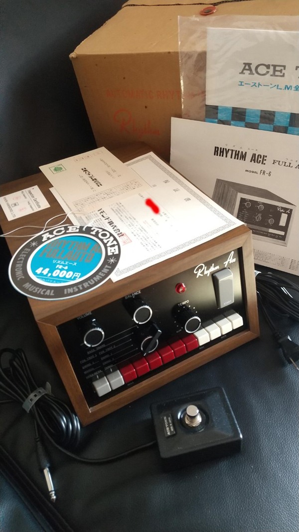 Yahoo!オークション - Ace Tone Rhythm Ace FR-6 フットSW/取説/元箱...