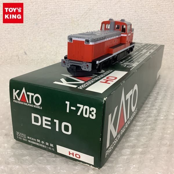 Yahoo!オークション - 1円〜 ジャンク KATO HOゲージ 1-703 DE10 ディ...