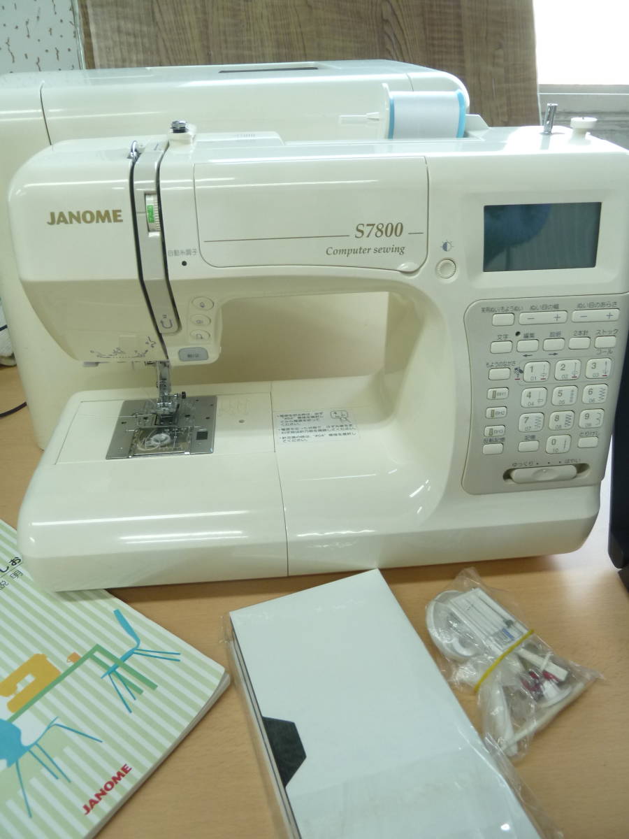 Yahoo!オークション - ジャノメ コンピューターミシン S7800 JANOME ...