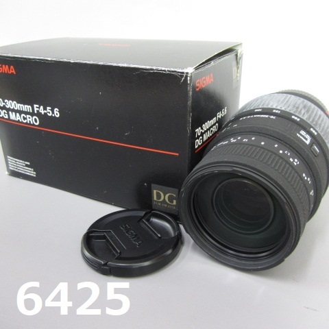 Yahoo!オークション - FK-6425 SIGMA 70-300㎜ F4-5.6 DG MACRO 美品
