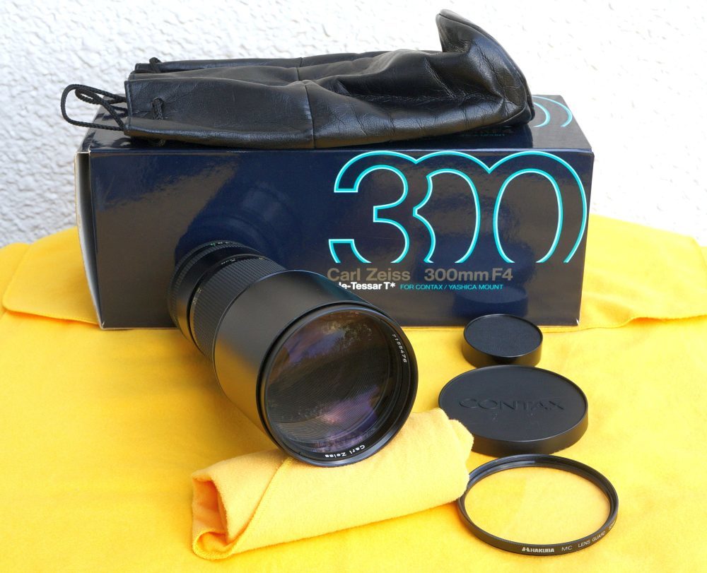 Contax コンタックス Carl Zeiss カールツァイス Tele Tessar 300mm 4 300 F4 T Mmg ドイツ製