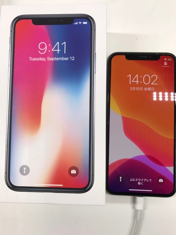 Yahoo!オークション - 230203PT280002 Apple iPhoneX 64GB ブラック MQ...