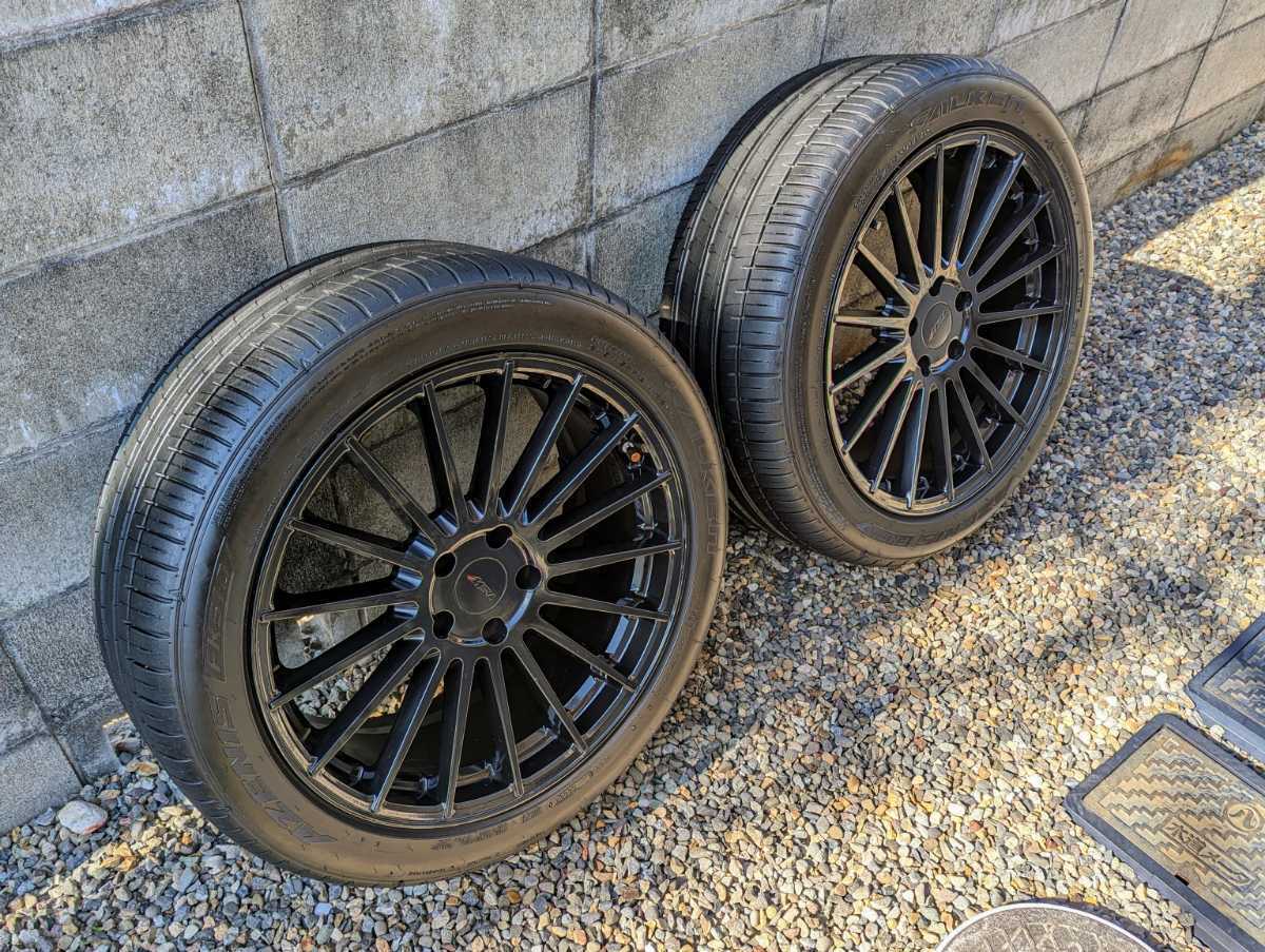 Yahoo!オークション - TSW LUCO 19インチ 8.5J PCD114.3 FALKEN AZENIS...