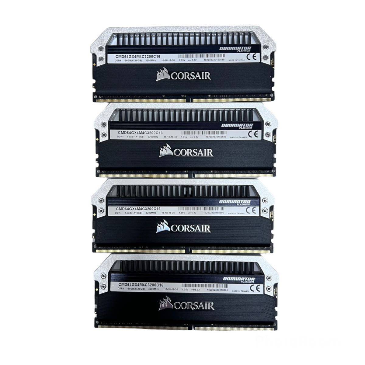 Yahoo オークション Corsair Ddr4 Dominator 64gb 3200 コルセア Pc