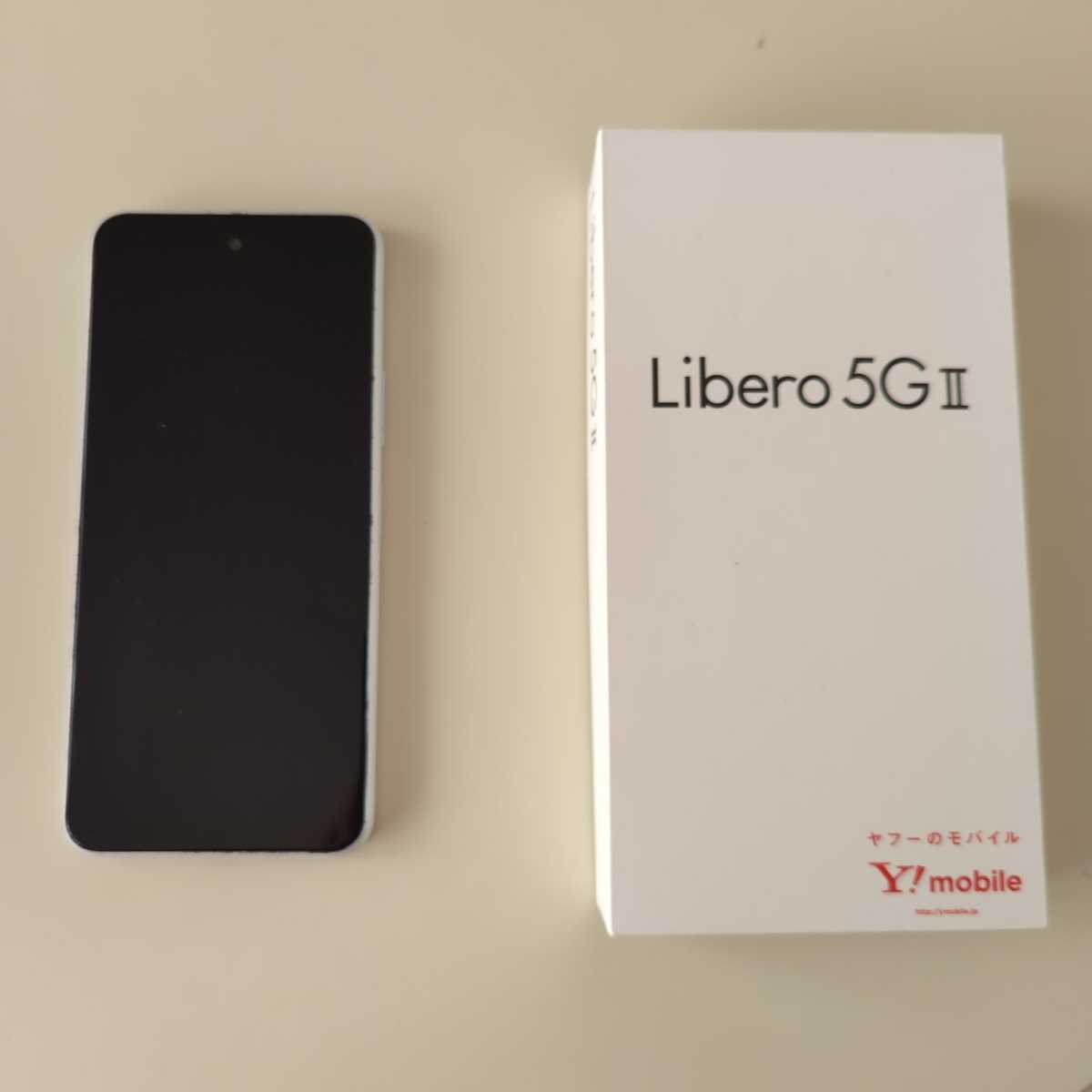 Yahoo!オークション - libero5g 白 ワイモバイル版シムフリー