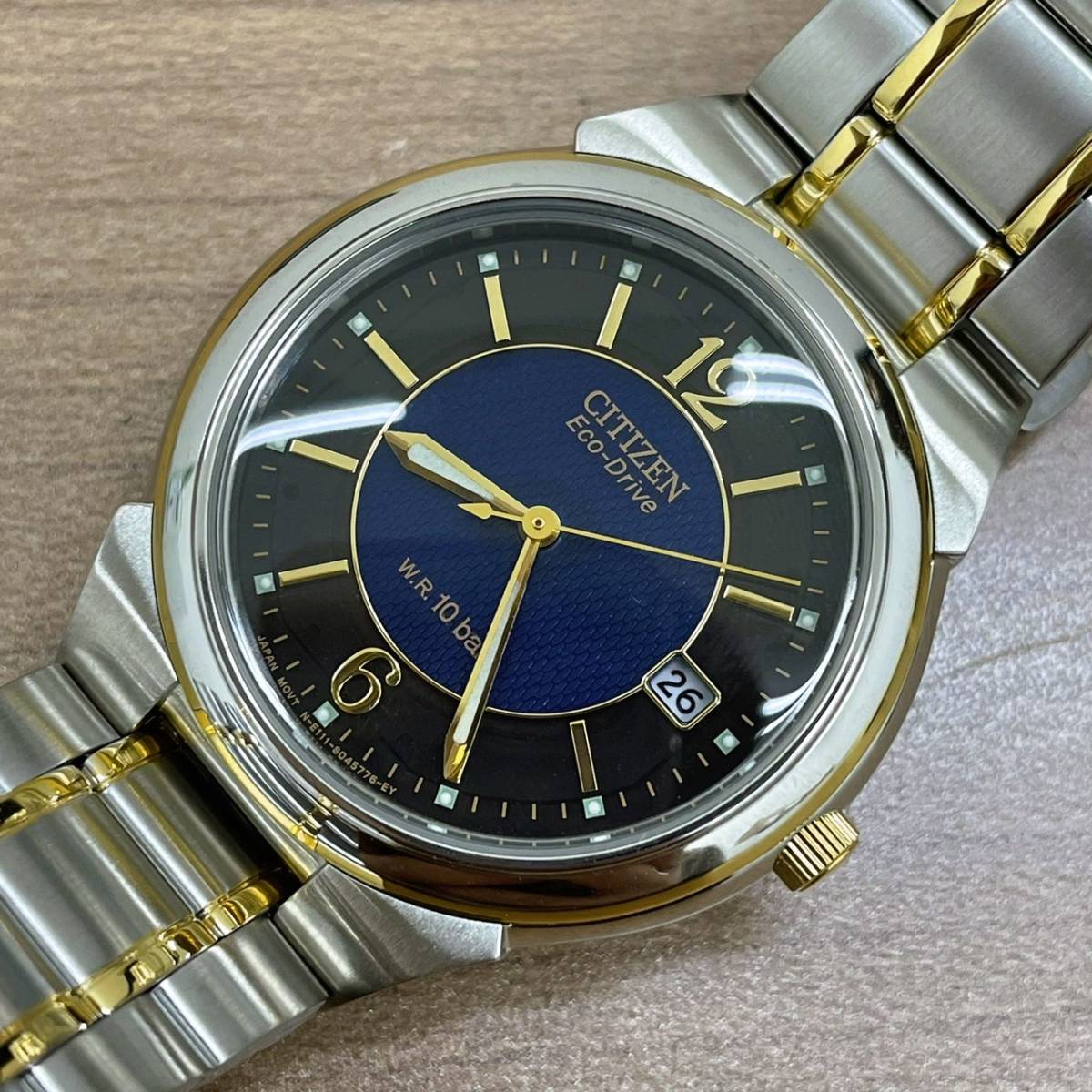 CITIZEN/シチズン Eco-Drive エコドライブ E111-S027179 ソーラー電池 メンズ 腕時計 社名刻印有 コレクション 9549(シチズン)｜売買されたオークション情報 ...