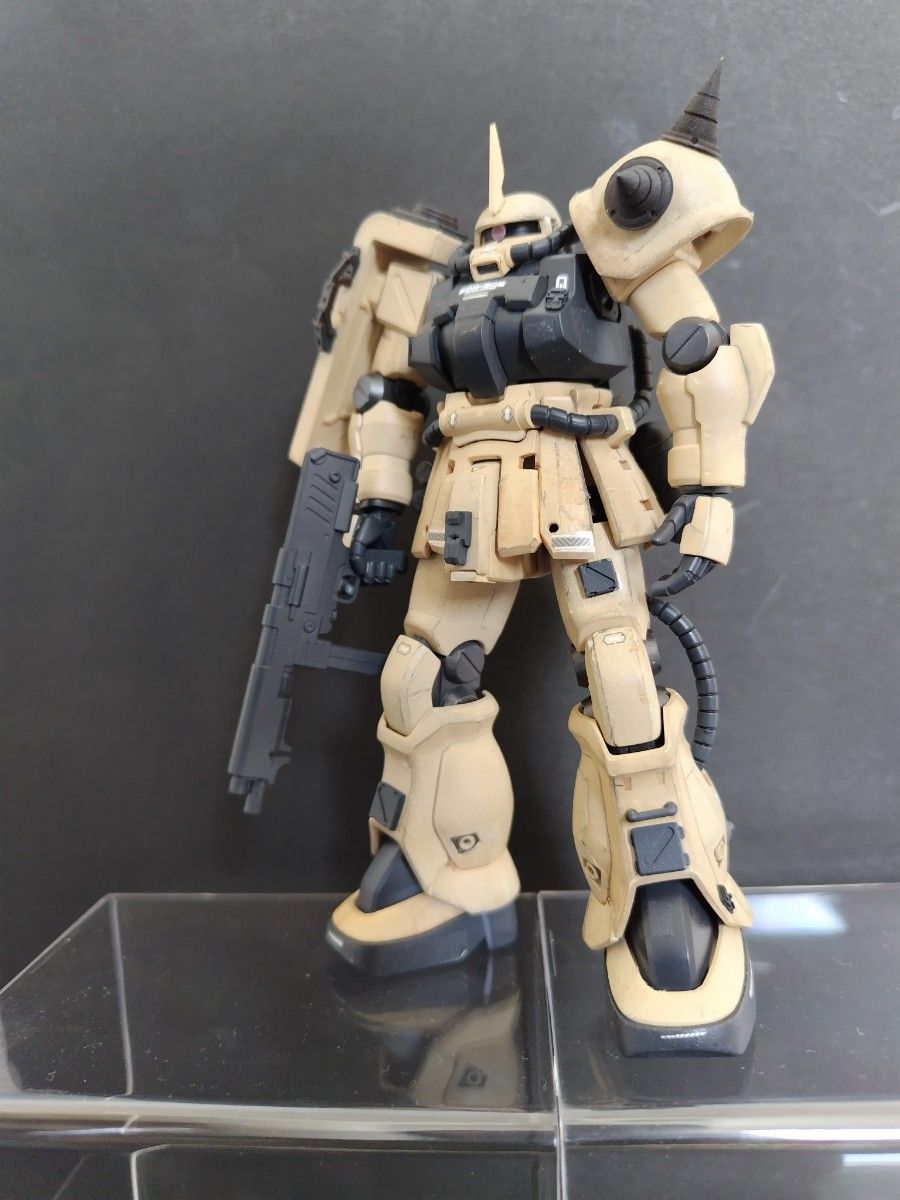 HGUC 1/144 ザクF2 デザートカラー 塗装完成品 ガンプラ 完成品 HGUC 1/144 ザクF2 デザートカラー 塗装完成品 ガンプラ 完成品