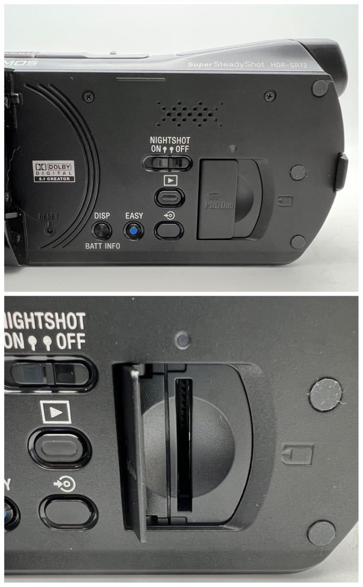 Yahoo!オークション - SONY ソニー HANDYCAM ハンディカム HDR-SR12 デ...